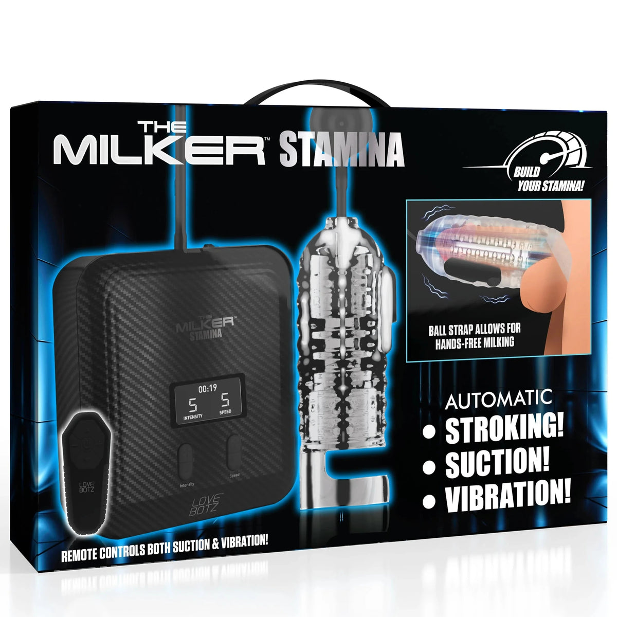 The Milker Stamina with Automatic Stroking, Suction and Vibration – Extreme Toyz
