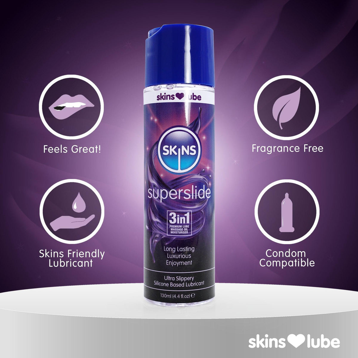 SuperSlide 3-In-1 Ultra Slippery Premium Silicone Lubricant - 130ml – Extreme Toyz