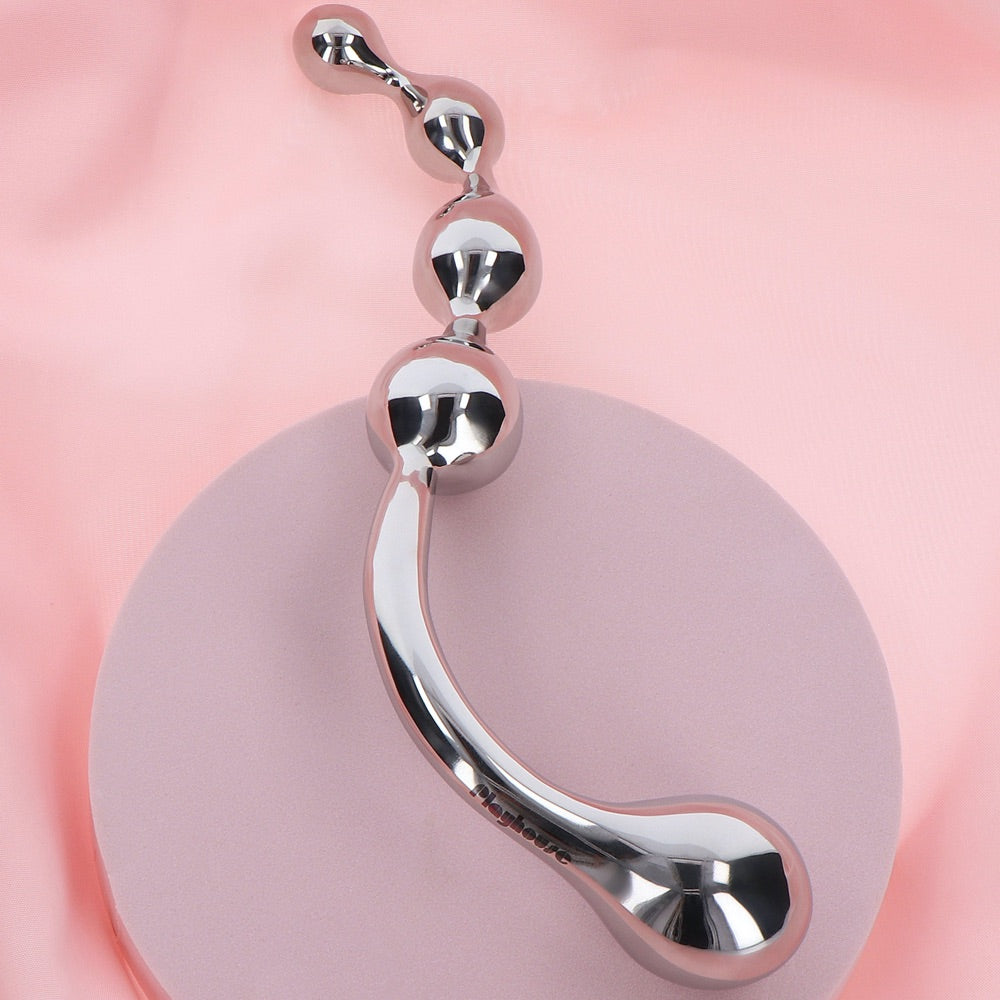 Flow And Bulb Pleasure Stainless Steel Wand – Extreme Toyz