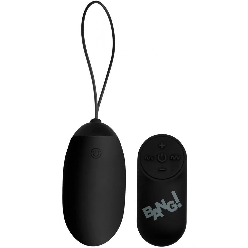 XL Silicone Remote Control Vibrating Egg - Black – Extreme Toyz