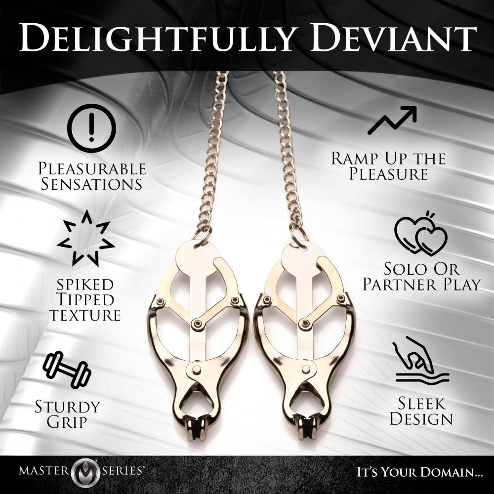 Primal Spiked Clover Nipple Clamps – Extreme Toyz