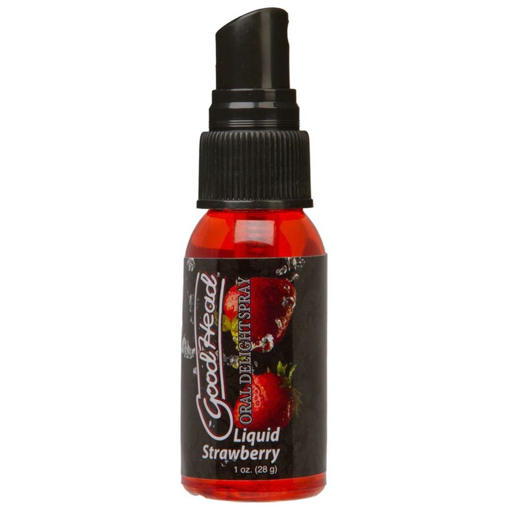GoodHead Oral Delight Spray Liquid Strawberry 1 oz. – Extreme Toyz