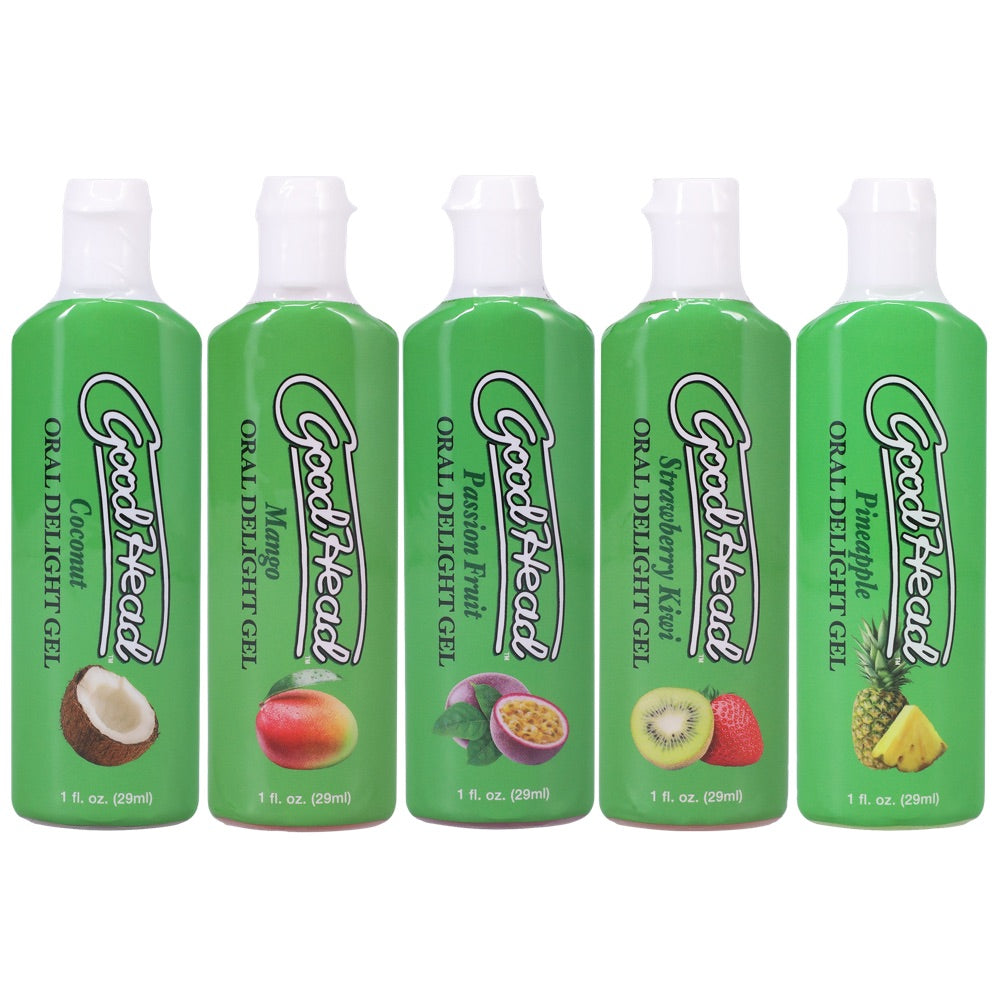 GoodHead Oral Delight Gel Tropical Fruits - 5 Pack – Extreme Toyz