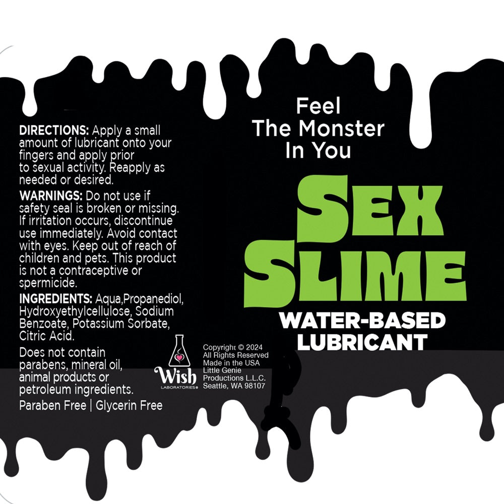 Sex Slime Green Water Based Creature Lube - 4 oz. – Extreme Toyz