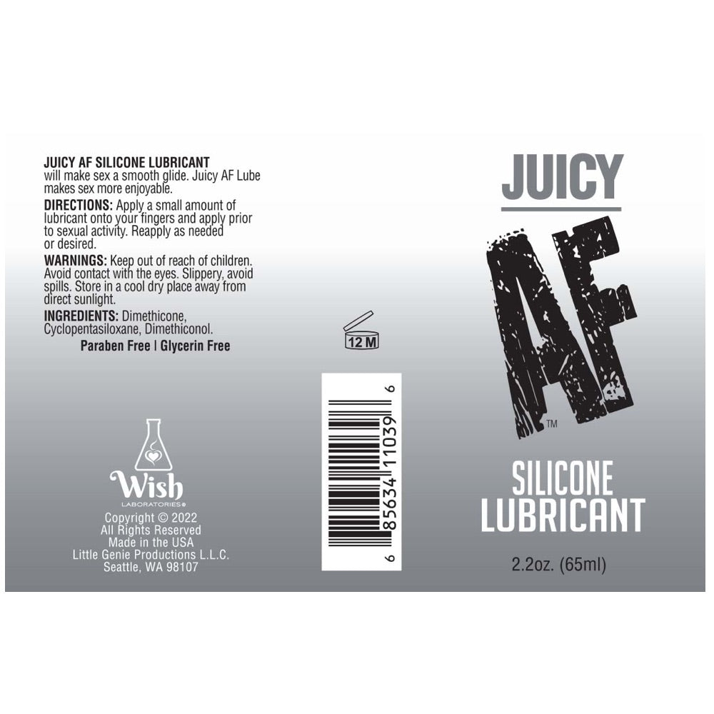 Juicy AF Silicone Lubricant - 2.2 oz. – Extreme Toyz