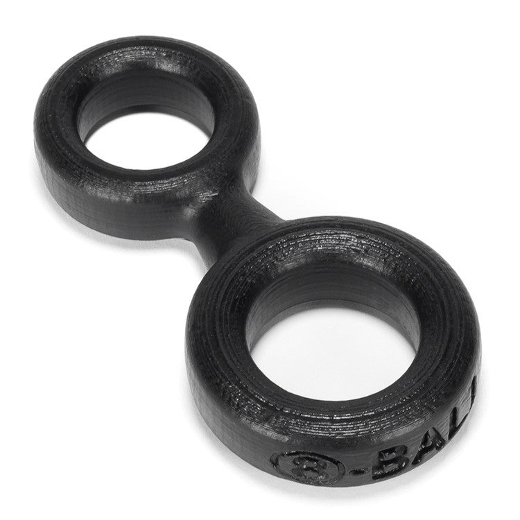 8-BALL Liquid Platinum Silicone Cockring With Attached Ball Ring ...