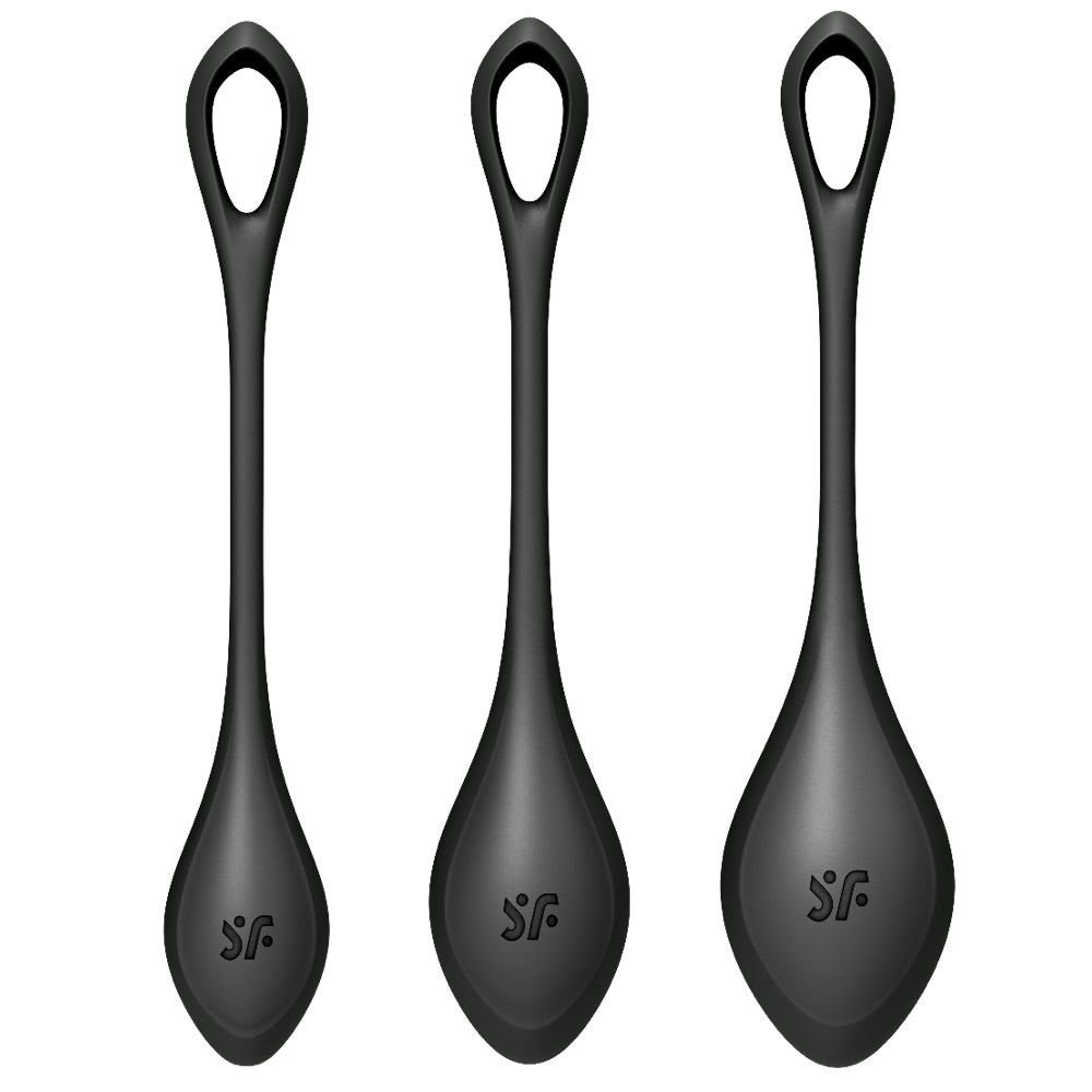 Yoni Power 2 Balls Training Set - Black – Extreme Toyz