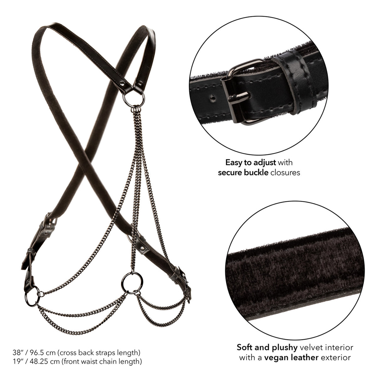 Euphoria Collection Plus Size Multi Chain Harness – Extreme Toyz