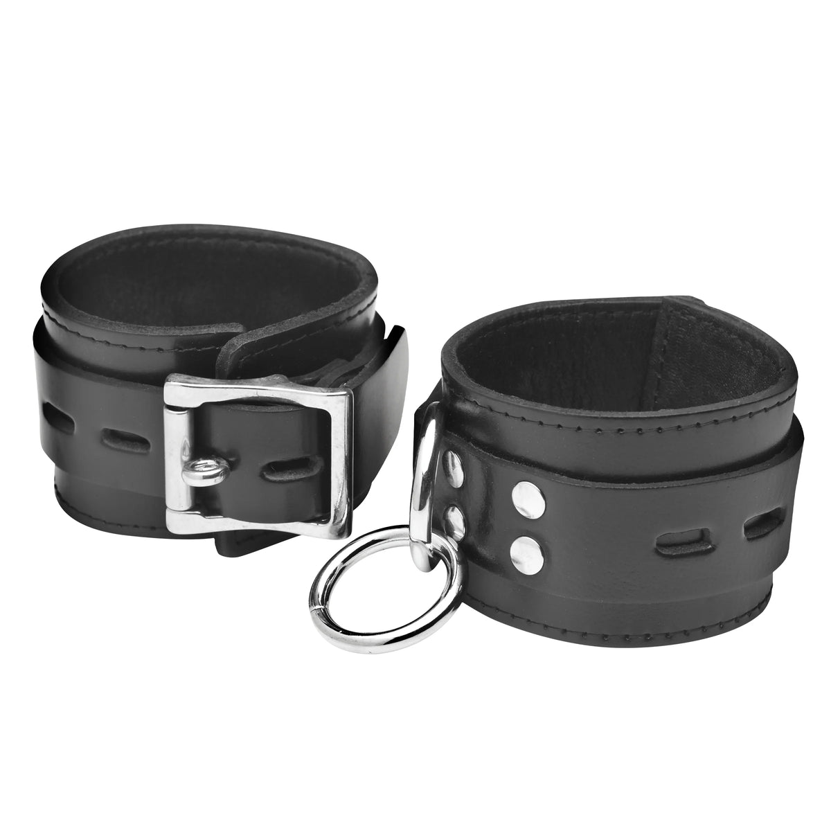 Leather Standard Locking Wrist Cuffs – Extreme Toyz