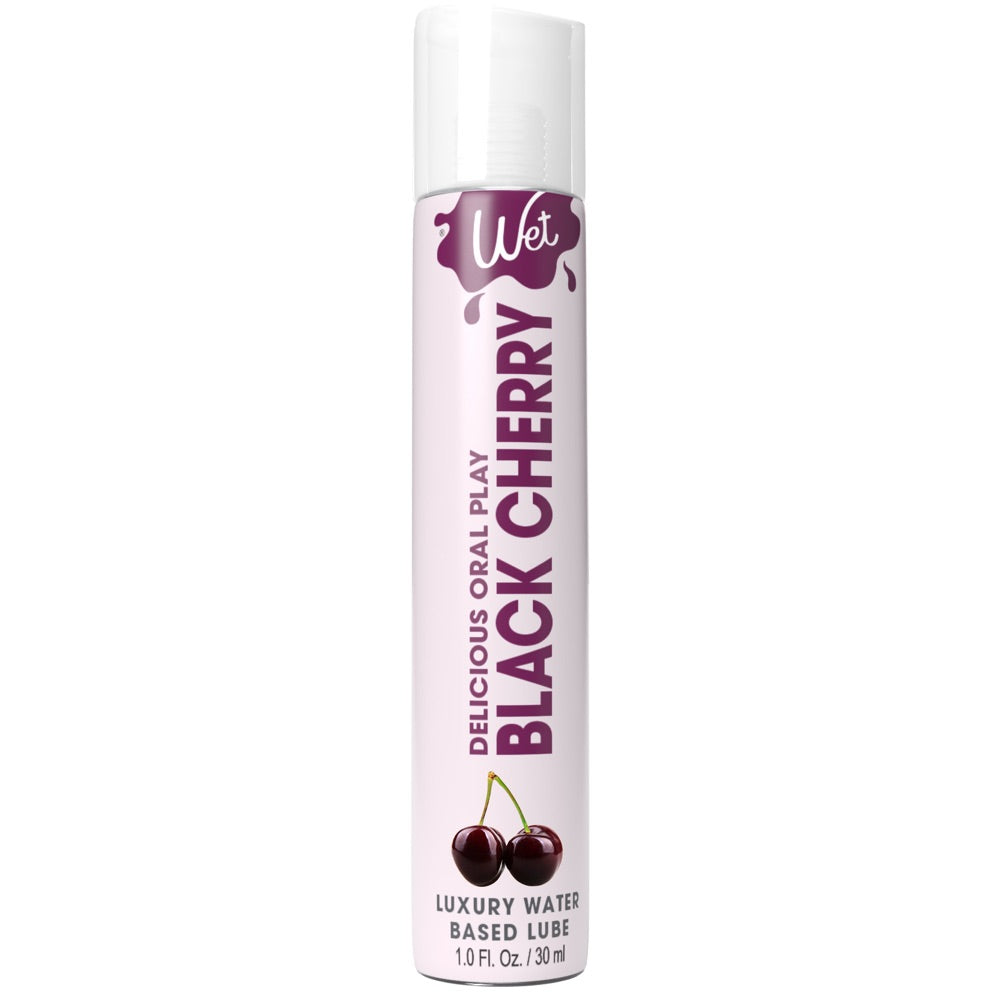 Delicious Oral Play Black Cherry Water-Based Flavored Edible Lube - 30 ...