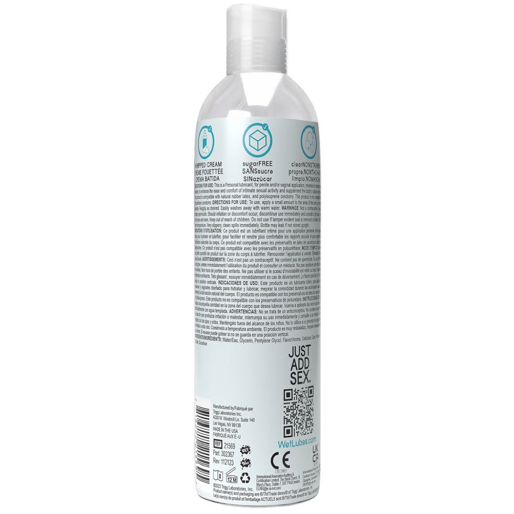 Delicious Oral Play Whipped Cream Water-Based Flavored Edible Lube - 1 ...
