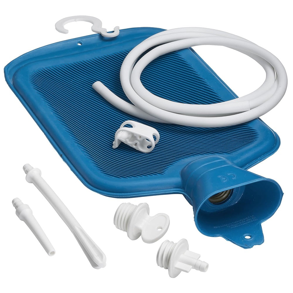 Fresh + Deluxe Enema Douche Premium Enema Bag Kit with Comfort Tip ...