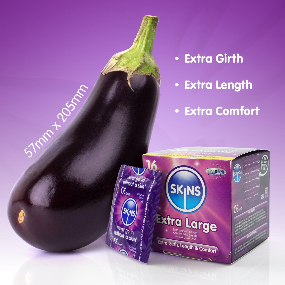 Extra Large Condoms - 4 Pack – Extreme Toyz