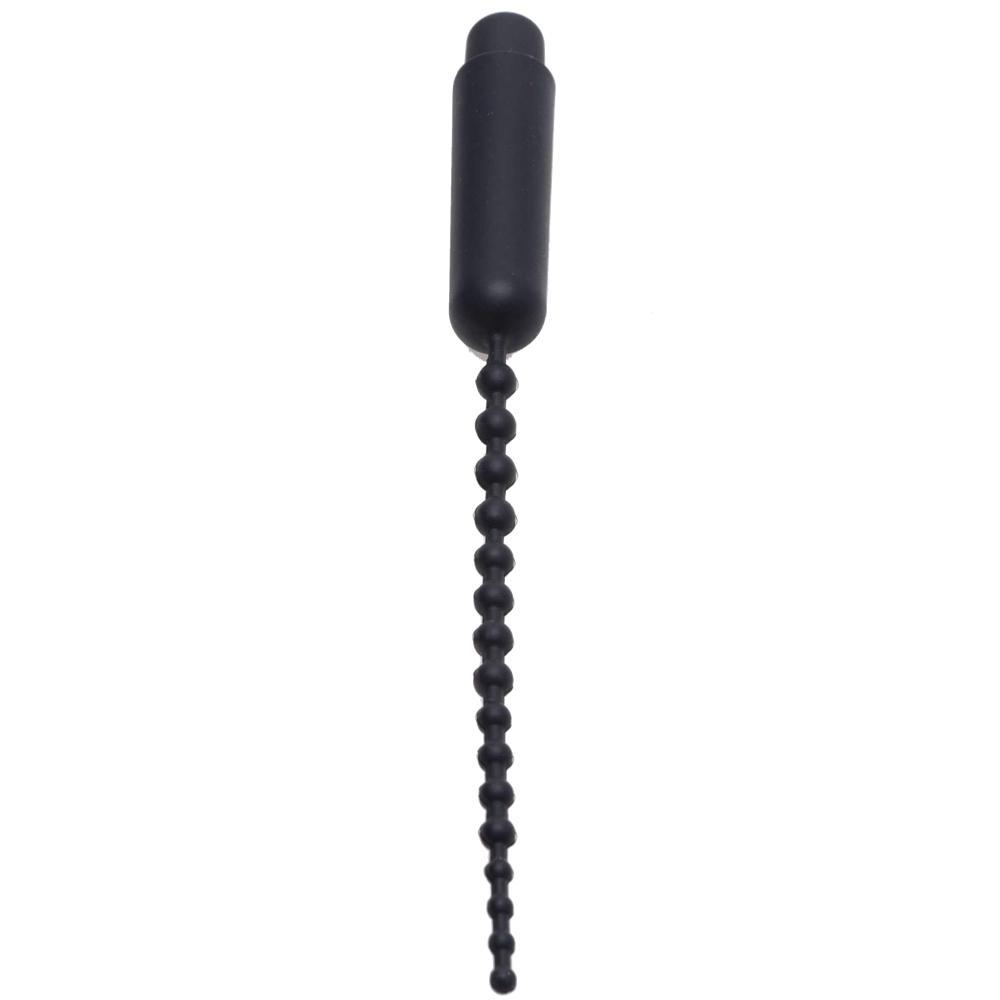 Dark Rod Vibrating Beaded Silicone Sound – Extreme Toyz