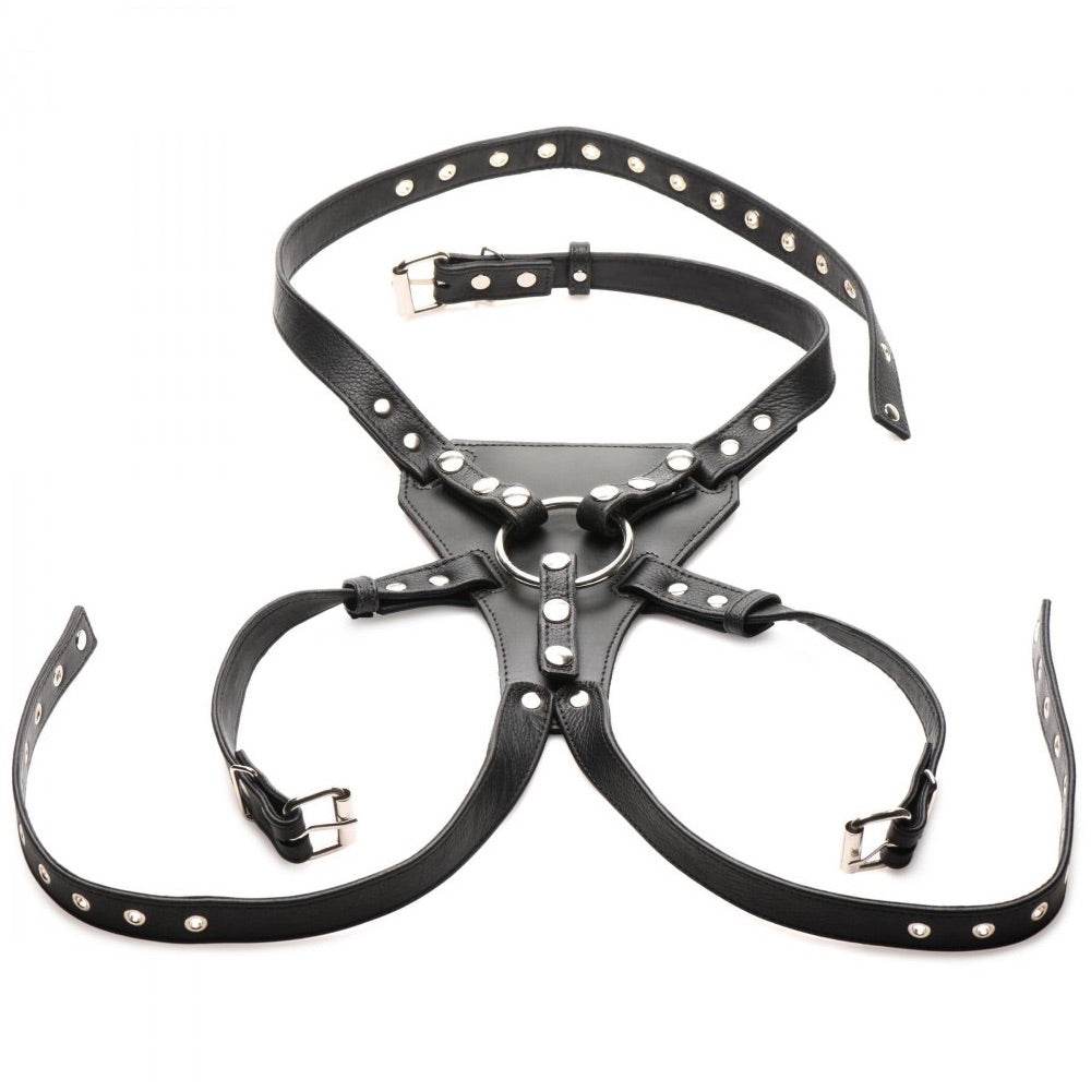 Daddy An Li Leather Strap-on Harness – Extreme Toyz