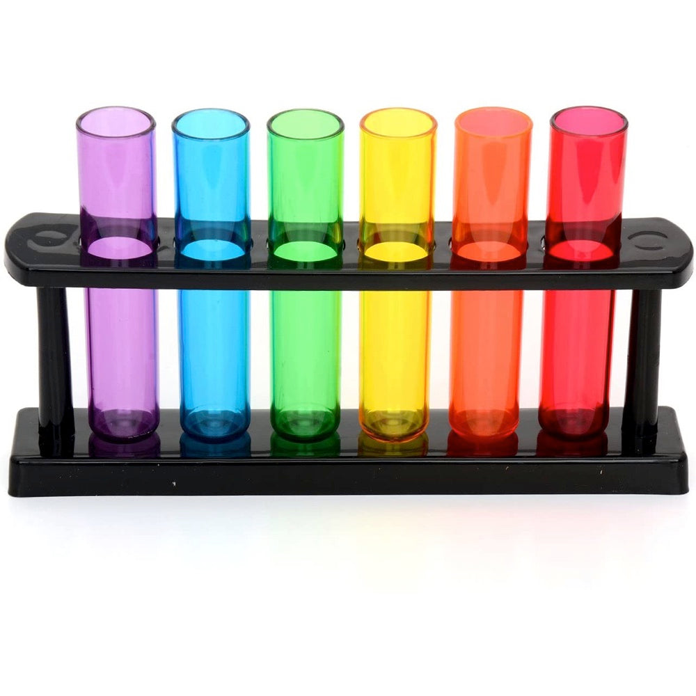 Acetate Test Tube Shooters - Set of 6 with rack – Extreme Toyz