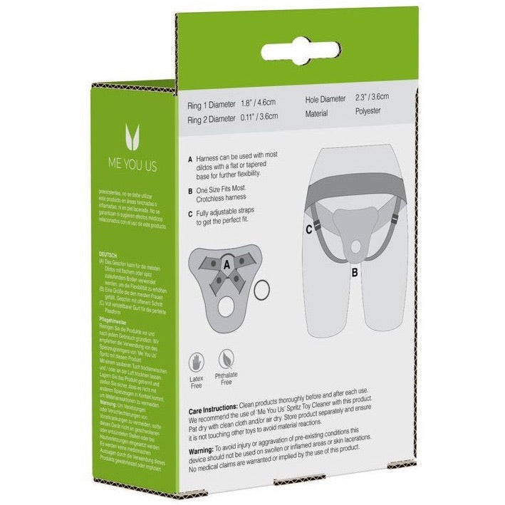 Adjustable Strap-On Harness With 2 Rings – Extreme Toyz